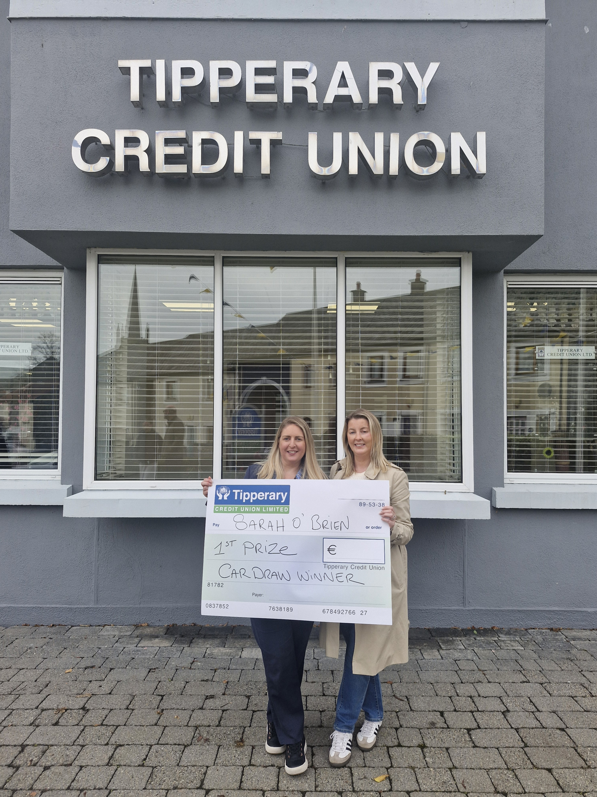Car / Cash Draw Winners October 2025 | Tipperary Credit Union